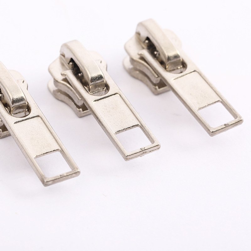 5# Zinc Alloy Electric White Zipper Puller - EVERNICE HANDBAG ACCESSORIES