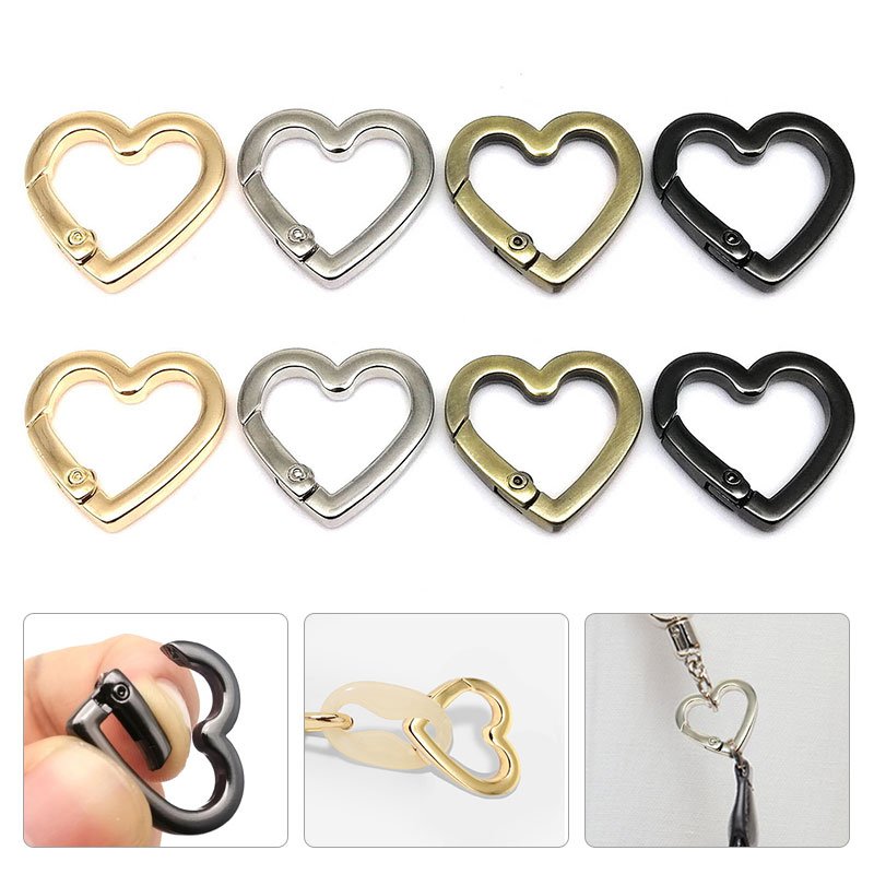 Heart Shaped Snap Buckle - EVERNICE HANDBAG ACCESSORIES